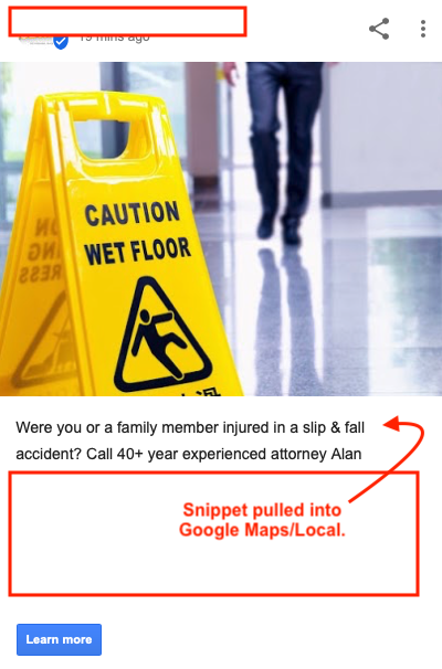 How to Maximize the Benefit of a Google Post for a Law Firm